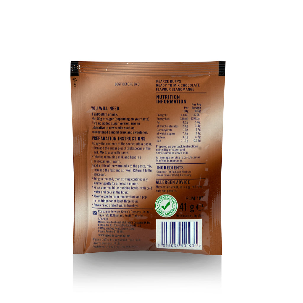 Pearce Duff's Raspberry Blancmange 35g – Green's Cake Mixes